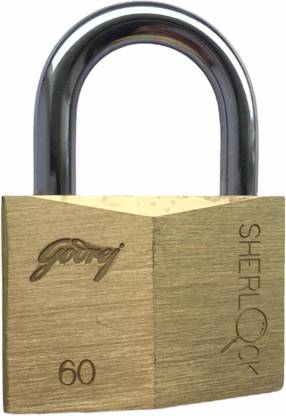 Godrej Sherlock Solid Brass Padlock (60mm) Padlock - Buy Godrej ...