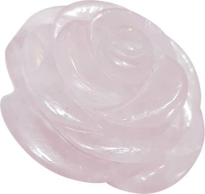 Shubhanjali Rose Quartz Crystal Flower 120-130 gm Natural Rose Quartz ...