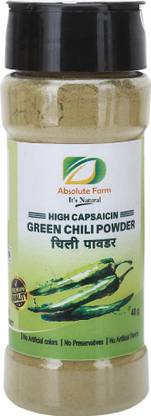 Absolute Farm High Capsaicin Green Chilli Powder, 40g Price in India ...