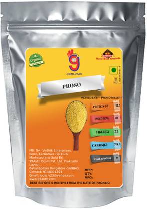 99Auth Original Proso/Barri/Baragu Millet Organic 1kg Natural Proso ...