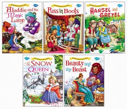 World Famous Story Books Pack Of 5 Books | Aladdin & The Magic Lamp ...