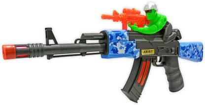 Toyshack Light Up Double Shooter Blaster Toy Gun with Thrilling ...