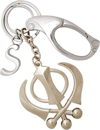 MGP FASHION Stylish Khanda Silver Hook With Alphabet S Latest & Unique ...