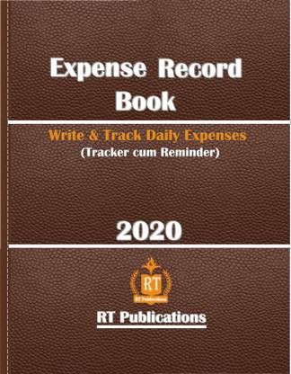Expense Record Book (2020) - Write & Track Daily Expenses - Tracker cum ...