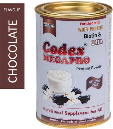 Codex MEGAPRO PROTEIN POWDER WITH BIOTIN & DHA - (PACK OF 1) Plant ...
