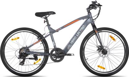 Hero Lectro Clix 26T 7S 26 inches 7 Gear Lithium-ion (Li-ion) Electric Cycle Price in India ...