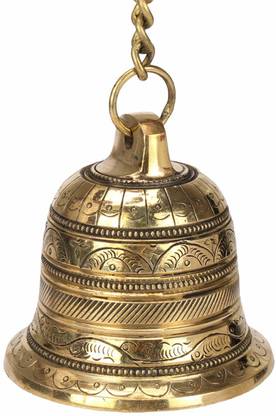 Puja N Pujari Hanging Bell for Puja Room and Temple Brass Pooja Bell ...