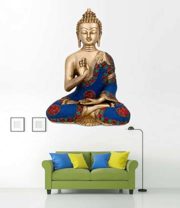 Ocean Decore 60 cm Lord Buddha wall sticker Self Adhesive Sticker Price ...