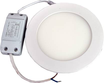 LUXMATE LED Panel Light Round 15 Wt (Set Of 4) Recessed Ceiling Lamp Price in India - Buy ...