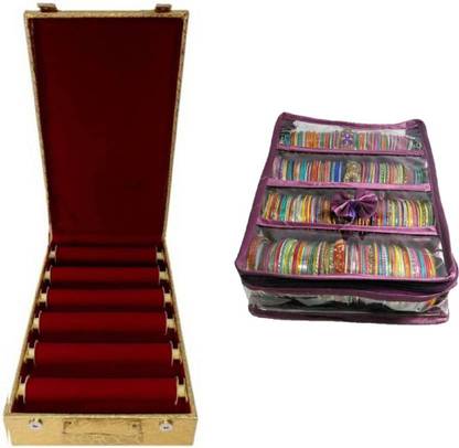 Little one blue 6 roll bangal churi box Box Vanity Box Price in India ...