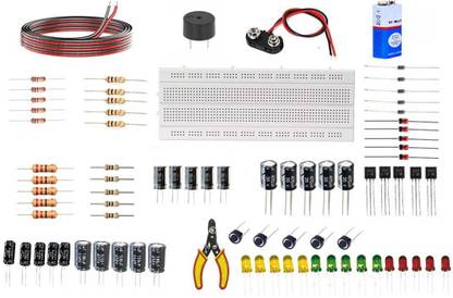 Ansoz Breadboard Package or Breadboard, Capacitor, Resistor, LED ...