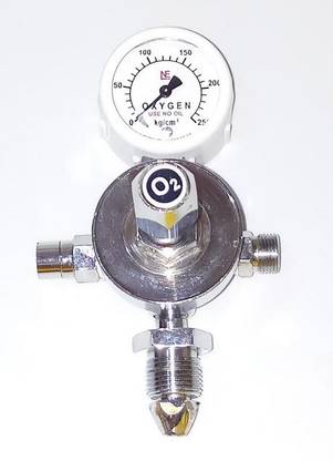 Meditech OXYGEN REGULATOR SINGLE STAGE SINGLE GAUGE Respiratory Exerciser Price in India - Buy ...