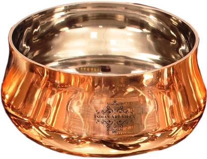 IndianArtVilla Steel Copper Curved Bowl Katori, Dinnerware & Tableware ...