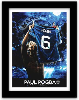 Paul Pogba Framed Poster for Room and Office - Paul Pogba Posters with ...