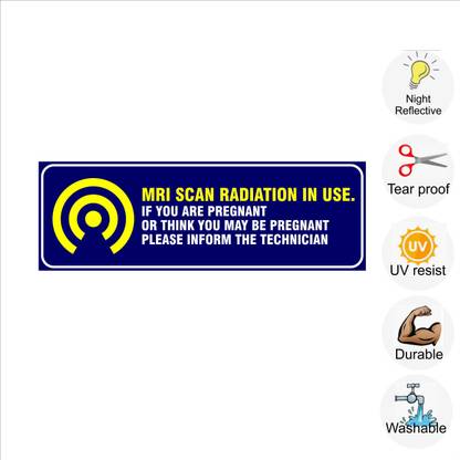 pilot18 MRI SCAN RADIATION IN USE Emergency Sign Price in India - Buy ...