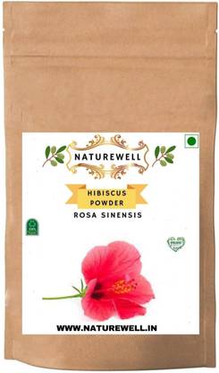 Naturewell NATURAL Hibiscus Flower (Rosa Sinensis) Gudhal powder 100g ...