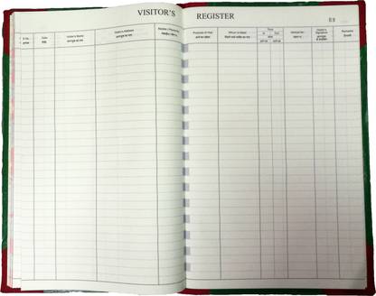 LRS Visitor Register - 70 GSM Ledger Paper Visitor-100 100-Part Visitor ...