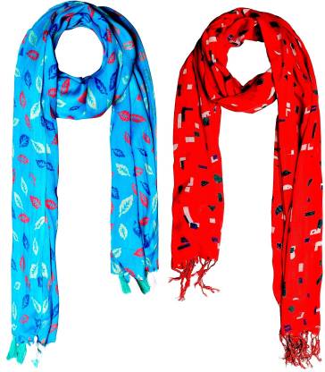 Glam Story Printed Rayon Women Stole, Scarf - Buy Glam Story Printed ...