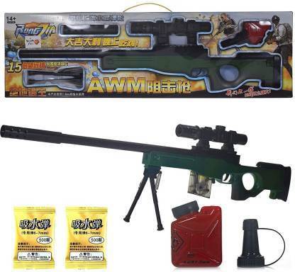 Friends Club AWM Sniper Toy Gun with Laser Target Big (Multicolor ...