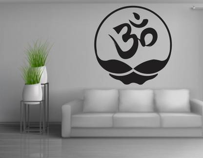 Maa Art World 58 cm OM Sign wall sticker Om Wall Sticker decal sticker ...