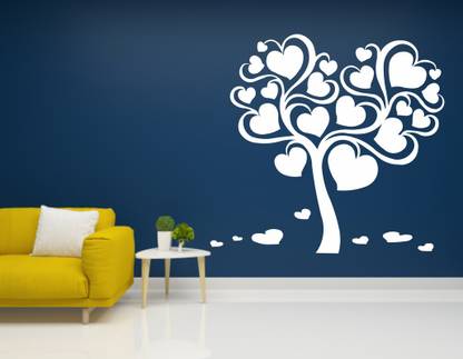 Burhani Décor 60 cm Heart Tree Wall Sticker Heart tree wall Sticker ...