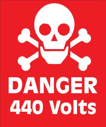 imbue DANGER 440 VOLTAGE Emergency Sign Price in India - Buy imbue ...