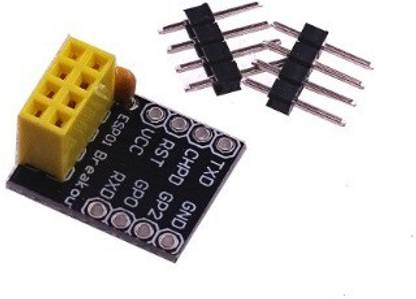 EMERGING TECHNOLOGIES ESP-01S Adapter Plate Breadboard Adapter ESP8266 ESP01 ESP01S Electronic ...