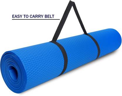 The Thaath Anti Slip Yoga Mat 6mm Exercise Mat (Blue) Color a per ...