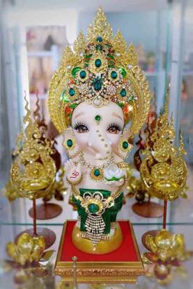 Lord Ganesha Vighnaharta religious Waterproof Vinyl Sticker Poster ...