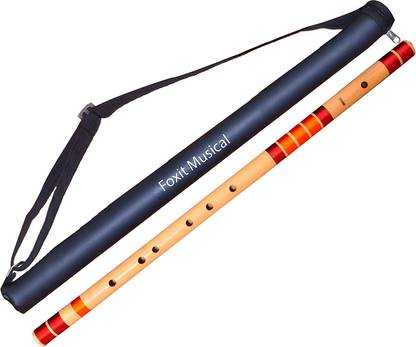 Foxit Professional Flutes F Natural Base Right Hand Bansuri Bamboo ...