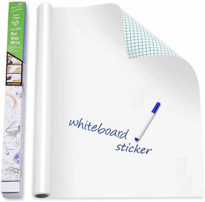 Eduway Multi-Purpose Vinyl Whiteboard Sticker | Size : 3x4 Ft./ 90x125 ...