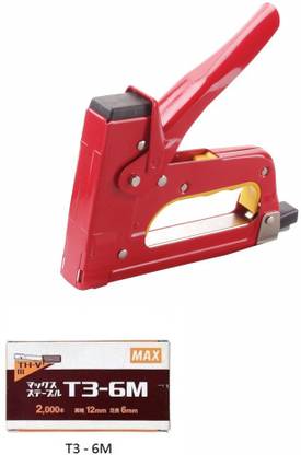 MAX TG-D Gun Tacker + 1 Box of T3-6M Staple Pin Cordless Stapler Price ...