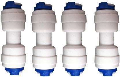 AQUALIQUID RO 4 Pcs of 1/4"-1/4" RO Straight Connector or Tube Joint ...