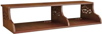 HOME SPARKLE Wooden Set Top Box Stand/DTH Stand/WIFI Router Stand,Wall ...