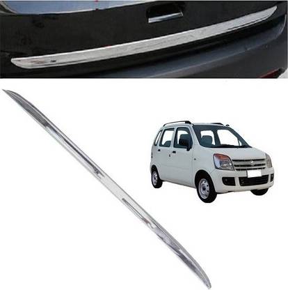 After cars Chrome Dicky Garnish Patti 0084 Chrome Maruti WagonR Rear ...