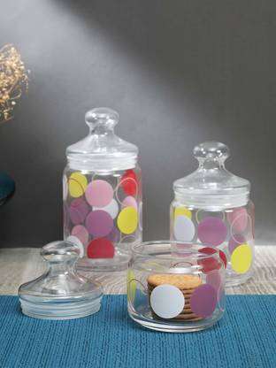 LUMINARC Luminarc Zoom White Pot Club, Set of 3pc. (1000 ml, 750 ml,500 ...