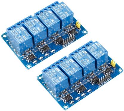 Grahikum 4 Channel 5V Relay Module for Arduino R3 MEGA 2560 1280 DSP ...