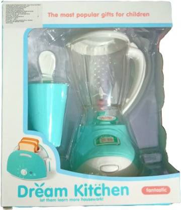 Joanna DREAM KITCHEN/ MIXTURE GRINDER with GLASS & SPOON/ ROLE PLAY TOY ...