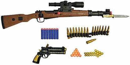 hph craft PubG Theme Gun Toys Set with Assault Rifle, Kar98, Toy Knife ...