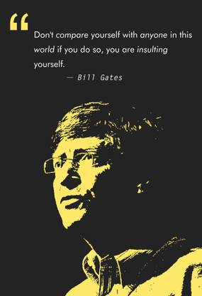 Bill Gates Paper Print - Abstract posters in India - Buy art, film ...