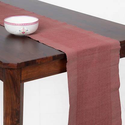 Fabindia Red 180 cm Reversible Table Runner - Buy Fabindia Red 180 cm ...