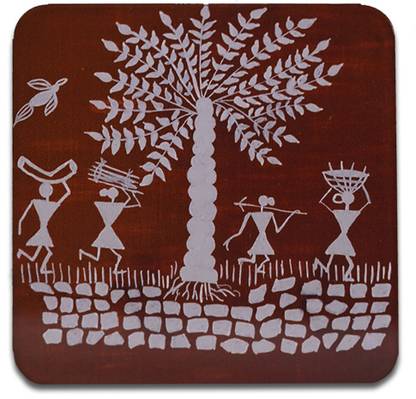 Simple Warli Art For Kids
