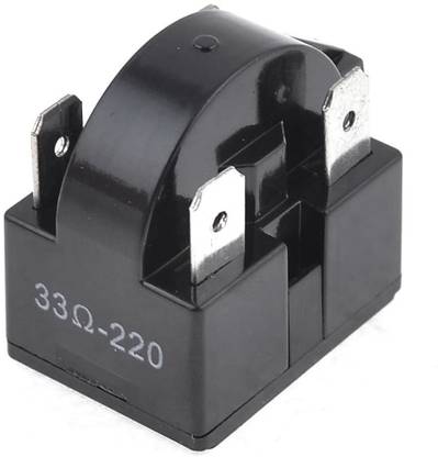 TRICITY ELECTRONICS 4 Pins PTC Starter Relay for Refrigerator 33 Ohm ...