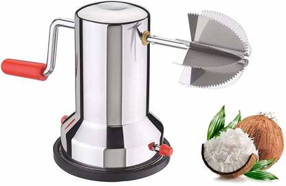 KVM Latest Stainless Steel Coconut Scraper with Vacuum Base, Coconut ...