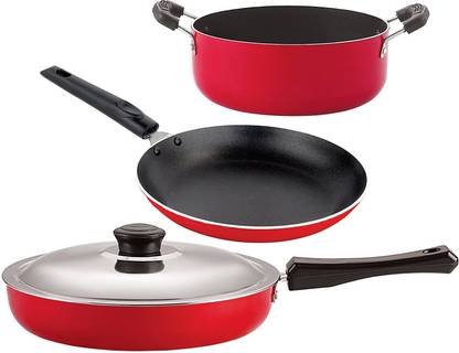 NIRLON FP12TPCS20 Non-Stick Coated Cookware Set Price in India - Buy ...