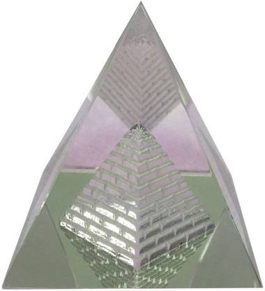 AFH Transparent Crystal Pyramid Feng Shui For Prosperity And Positive ...