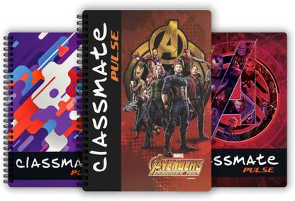 Classmate Pulse 1 Subject (297 X 210 mm) Spiral A4 Notebook Single Line ...