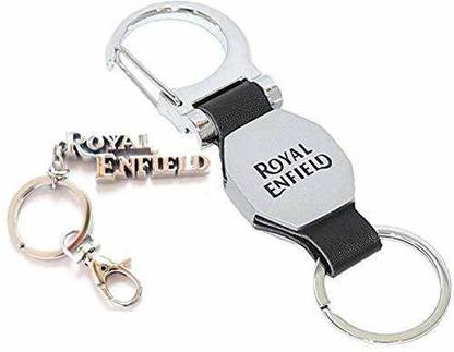 Close2deal Royal Enfield Leather Metal and Full Metal Keychain Key ...
