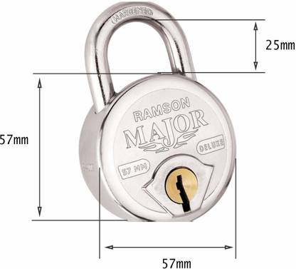 Ramson Major Padlock With 4 key 57 mm Padlock - Buy Ramson Major ...