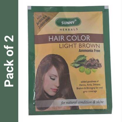 BAKSONS Sunny Hair Color Light Brown Powder Price in India - Buy ...